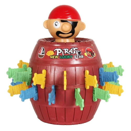 Party Pirate Bucket Game Children Funny Family Jumping Pirates Sword ...