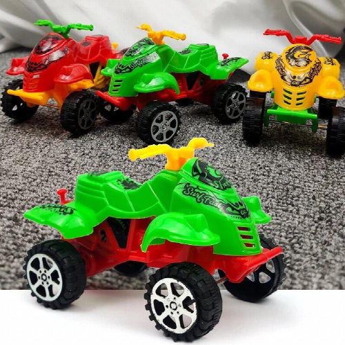 Mini Inertia Four-Wheel-Drive Beach Pull Back Motorcycle Children ...