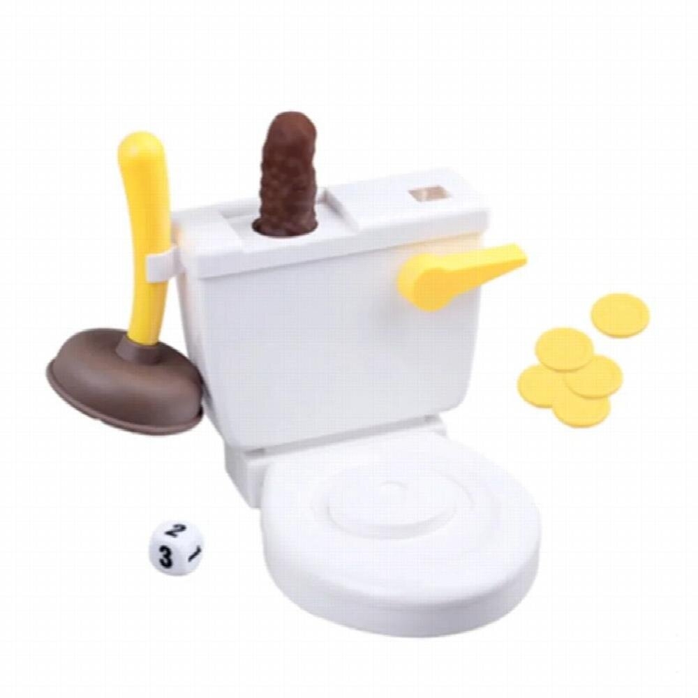 Family Game Tricky Toy Stress Reduction Toys Crazy Flush Board Game ...