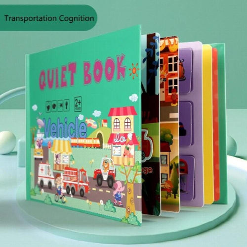 Montessori Toy Toddler Learning Sticker Toys For Kids Quiet Busy Book ...