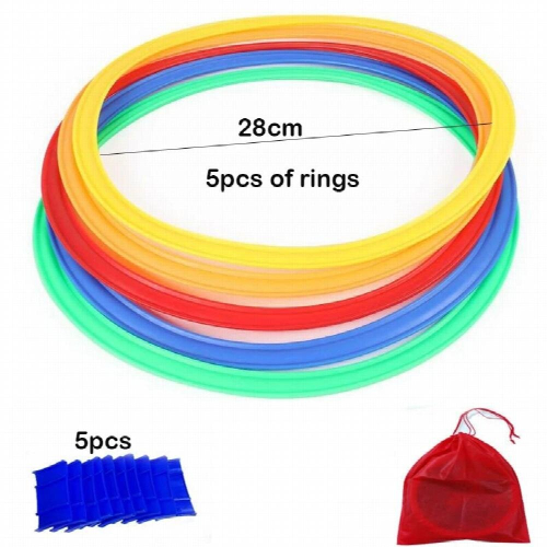 Jump Ring Set Outdoor Kids Funny Physical Training Sport Toys Lattice ...