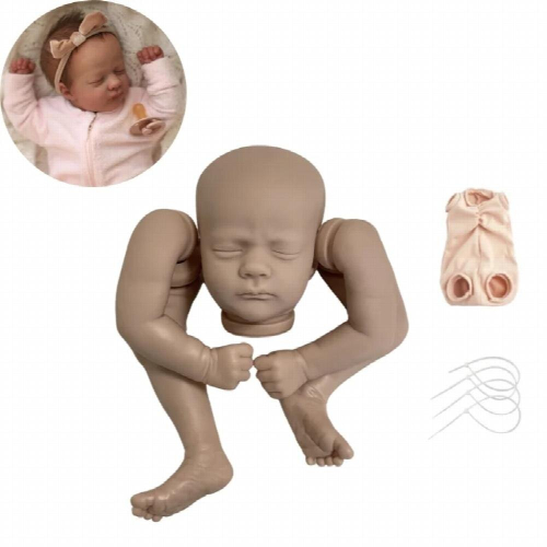 17 Inches Reborn Baby Kits Soft Vinyl Molds Unpainted Unfinished DIY ...