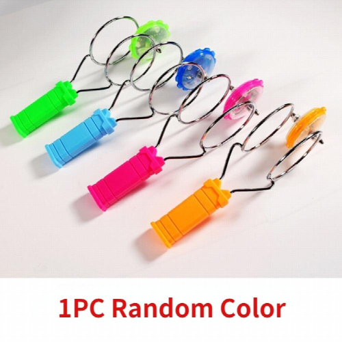 Hand-cranked Inertial Rotation Magic-flying Spinning Top Creative ...