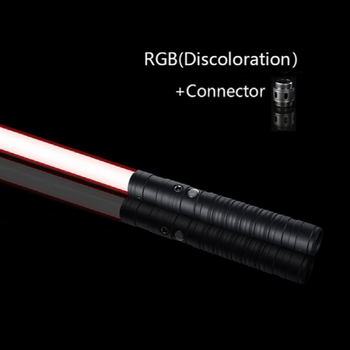 Metal Handle Lightsaber RGB 7 Colors Change LED Laser Sword Two In One ...