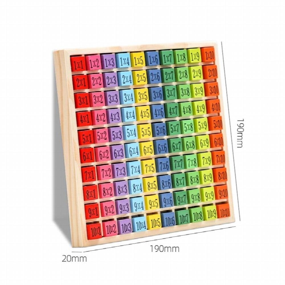 Mathematics 9x9 Multiplication Table Math Toy Montessori Materials ...