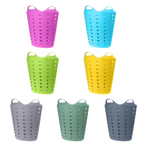 60L Flexible Plastic Laundry Basket Flexi Large on OnBuy
