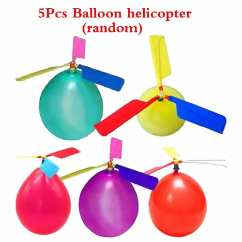 5Pcs/lot Classic Childrens Balloon Inflatable Toy Balloon Helicopter ...