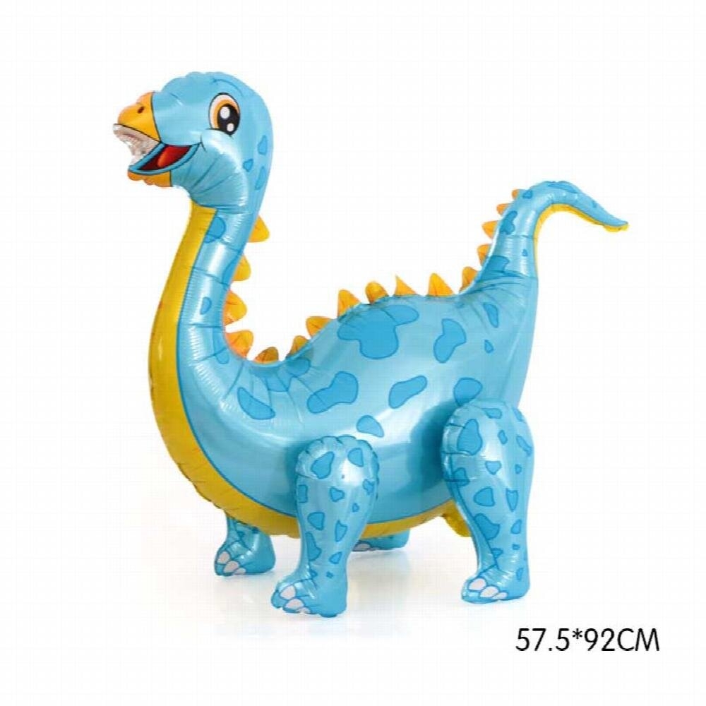 3D Giant Assemble Dinosaur Foil Balloon Animal Balloons kids Dinosaur Birthday Party Decorations ...