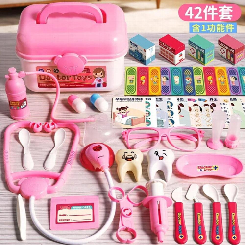 Kids Toy Simulation Doctor Toys Pretend Play Medical Box Nursing ...