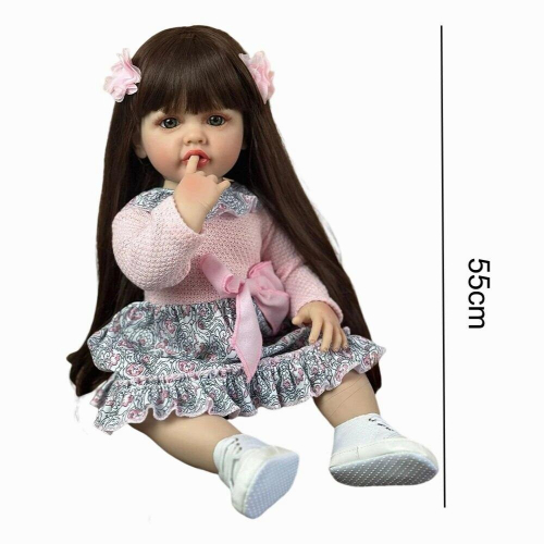 Lifelike Baby Dolls 3D Skin Rebirth Dolls Soft Body Real Life Baby ...