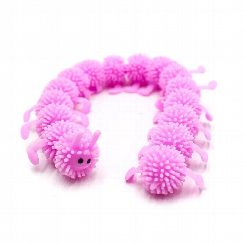 1pc Caterpillars Sensory Toy Stress Relief Stretchy String Worm pops ...