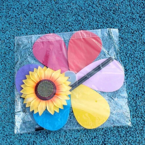 D7WF Sunflower Theme Lucky Pinwheel Spinners Fun Carnival Toy Pinwheels ...