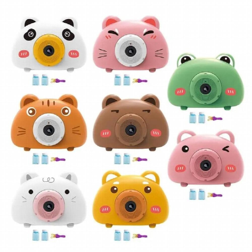 Automatic Camera Bubble Machine Toy Animal Style Bubbles Machine ...