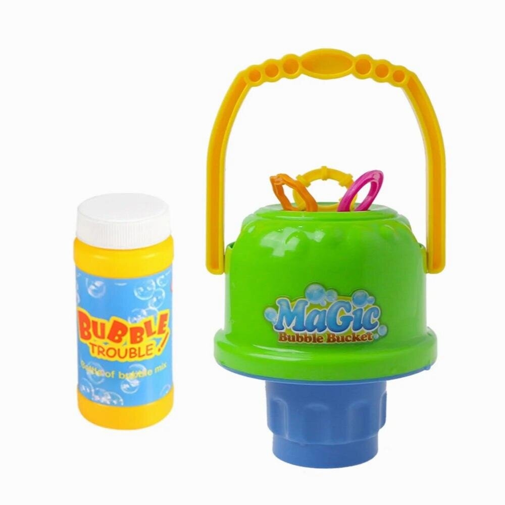 Bubbles Kids Bubble Machine Toddlers Bubble Bucket No Spill Toddler ...