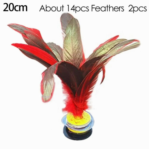 Colorful Feathers Kick Shuttlecock Chinese Jianzi Foot Sports Outdoor ...