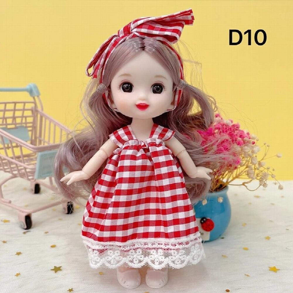 Laughing BJD Doll 13 Moveable Joint Dolls with 3D Eyes Round Face BJD ...