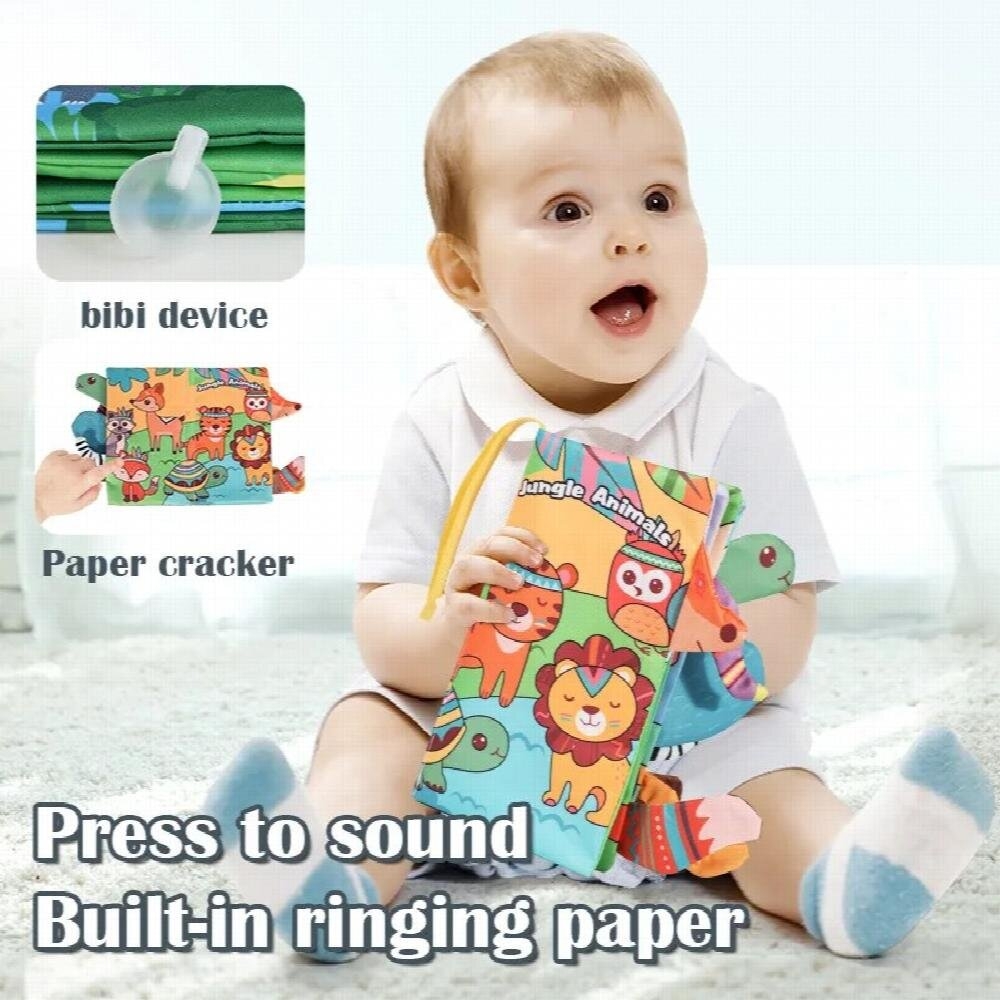 Montessori Baby Books 0 12 Months Soft Cloth Books for Babies Boys 1 ...
