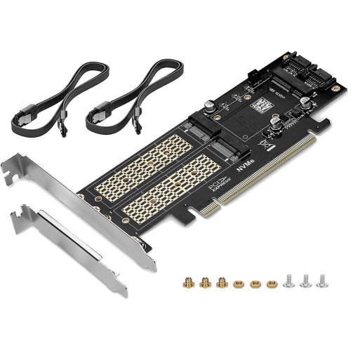 M2 Nvme Ssd Ngff To Pcie 30 X16 Adapter M1 Key B Key Msata Pci ...