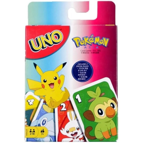 Pokemon UNO Gift family entertainment Card Game - The Ultimate Video ...