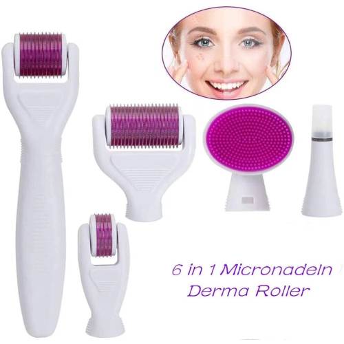 Dermaroller, Dermaroller Face, 6 in 1 Derma Roller Kit for Skin ...