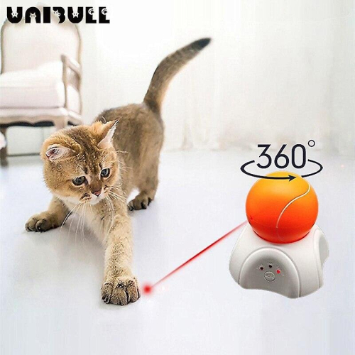 360 Degree Teasing Pet KittenSmart Electric Cat Toys Automatic Rotating ...