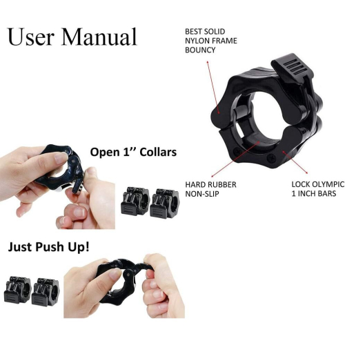 Dumbbell Lock, Dumbbell Collar, 25mm Dumbbell Lock, Dumbbell Locks, Non ...