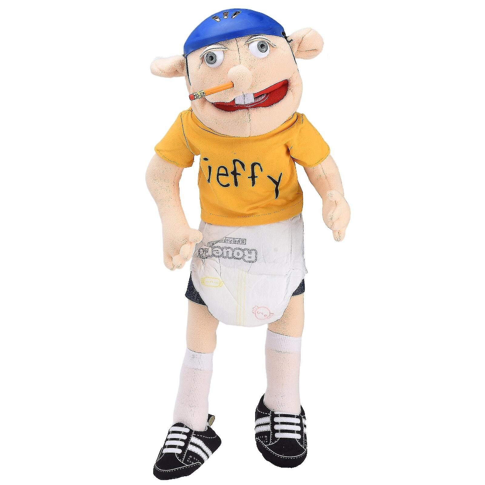 New Jeffy Hat Hand Puppet Jeffy Plush Cosplay Toy Game Stuffed Doll ...