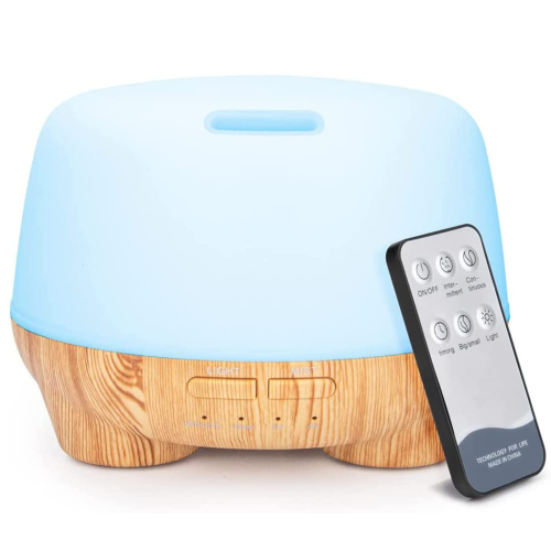 500ML Aromatherapy Essential Oil Diffuser, Ultrasonic Cool Mist ...