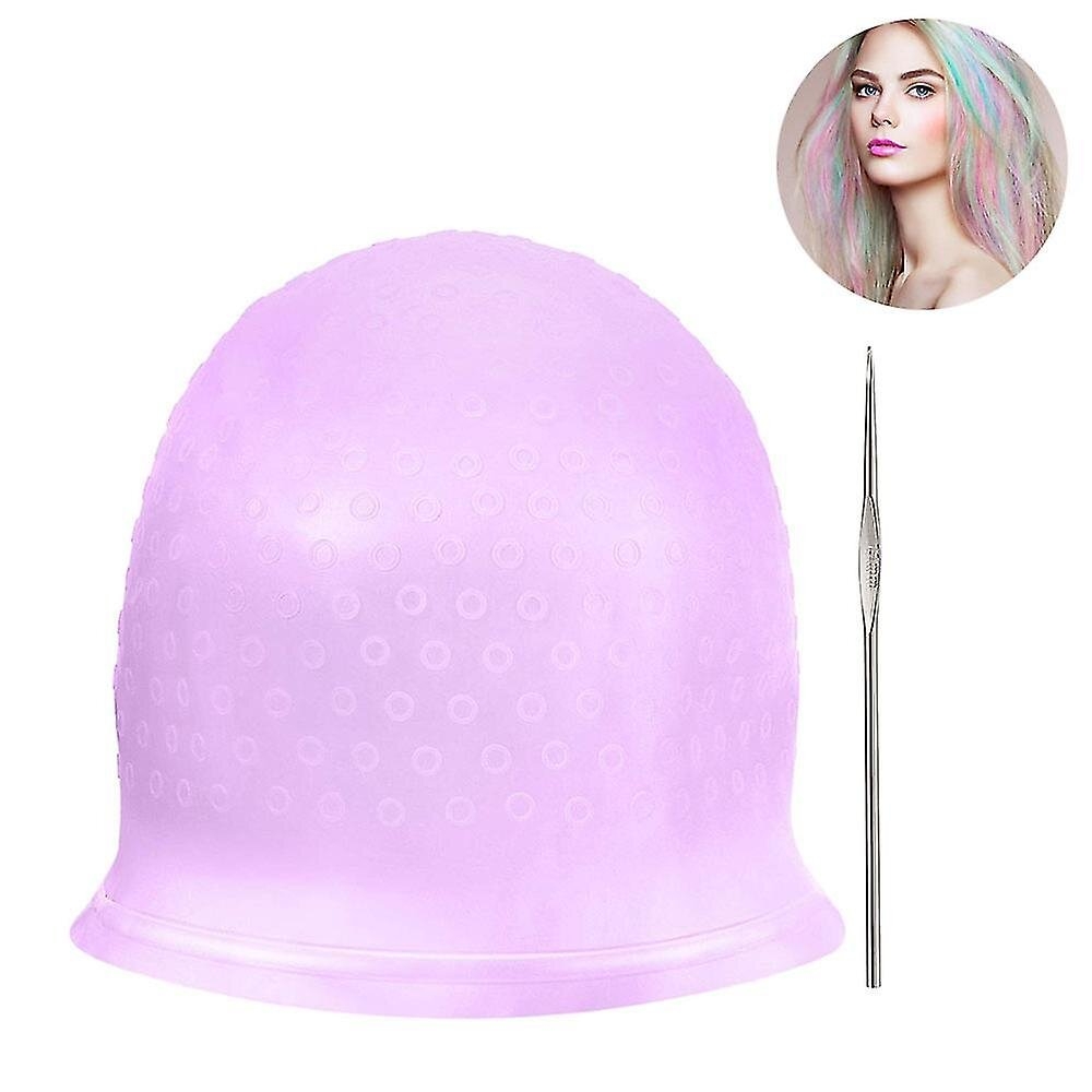 Silicone Highlight Cap Set Color Hair Reusable Salon Staining Tool on OnBuy
