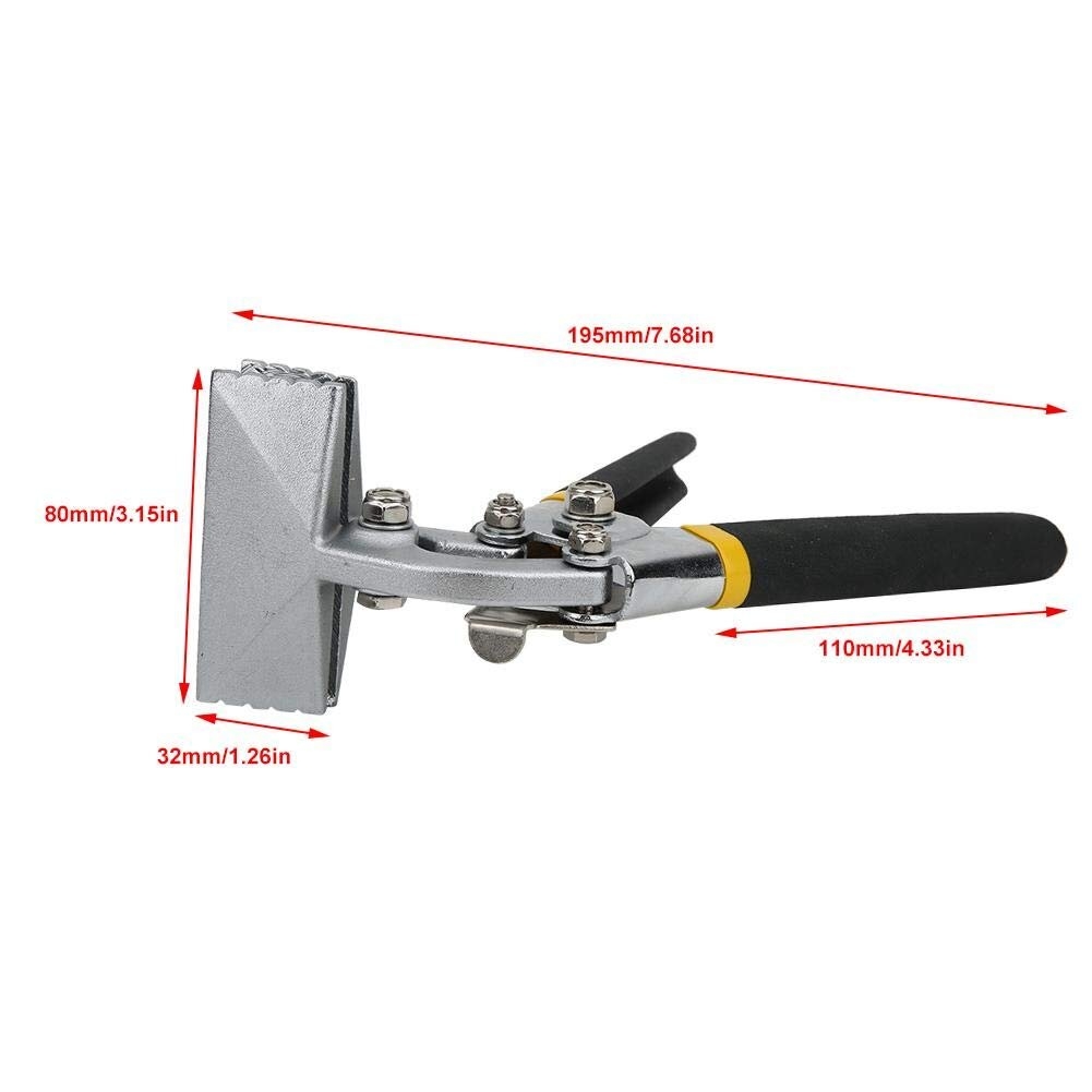 Hand sheet metal bending pliers, straight bending pliers. Manual sheet ...