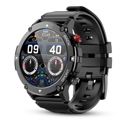Smart Watch (Answer/Place Calls) IP68 Waterproof 1.32 Inch Military ...