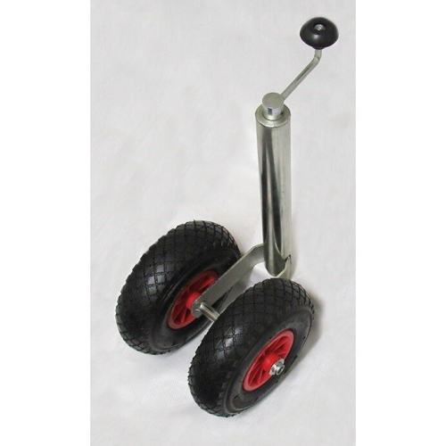 Heavy Duty Caravan Jockey Wheel 48MM (Double Trailer Wind Up Handle) on ...