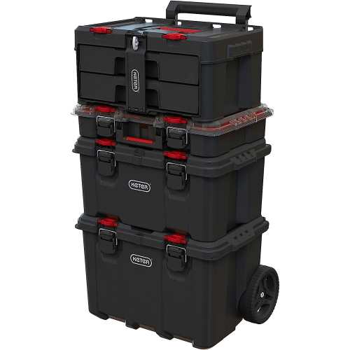 Keter Modular Storage System Organiser Mobile Cart on OnBuy