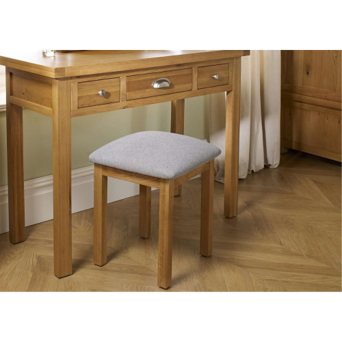 Oak Dressing table Stool Birlea Woburn Solid Wood Traditional on OnBuy