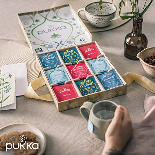 Pukka Herbs | Relax Herbal Tea Selection Box | 9 Flavours | 45 Sachets ...