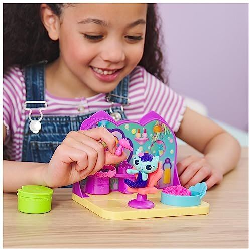 DreamWorks Gabby?s Dollhouse, MerCat?s Spa Room Playset, with MerCat ...