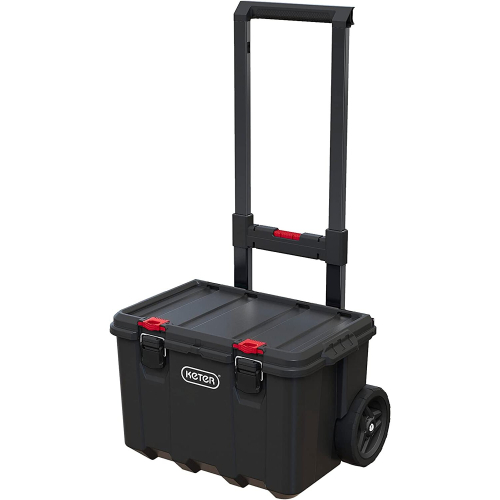 Keter Stack N Roll Modular Storage On Wheels DYI Tool Box Trolley on OnBuy
