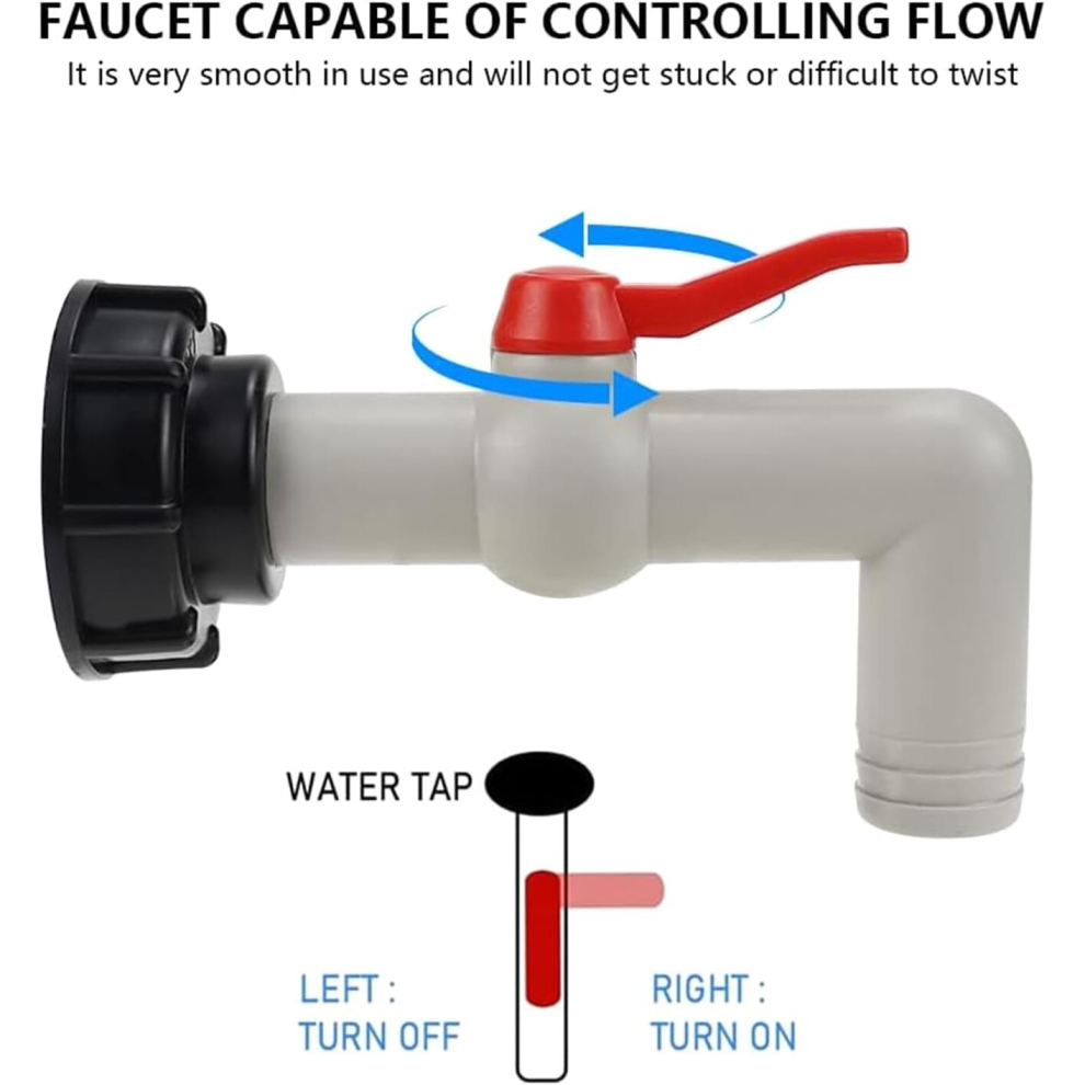 IBC Outlet Tap 1 Inch IBC Ball Outlet Valves IBC Tank Adapter IBC Tank ...