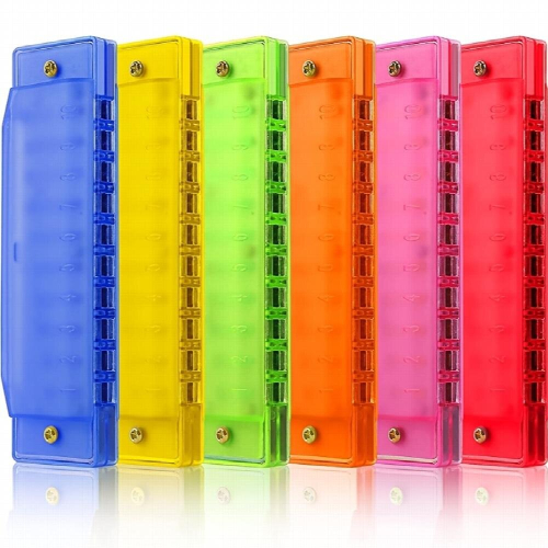 10 Hole Harmonica Mouth Plastic Organ Musical Instruments For Beginners ...