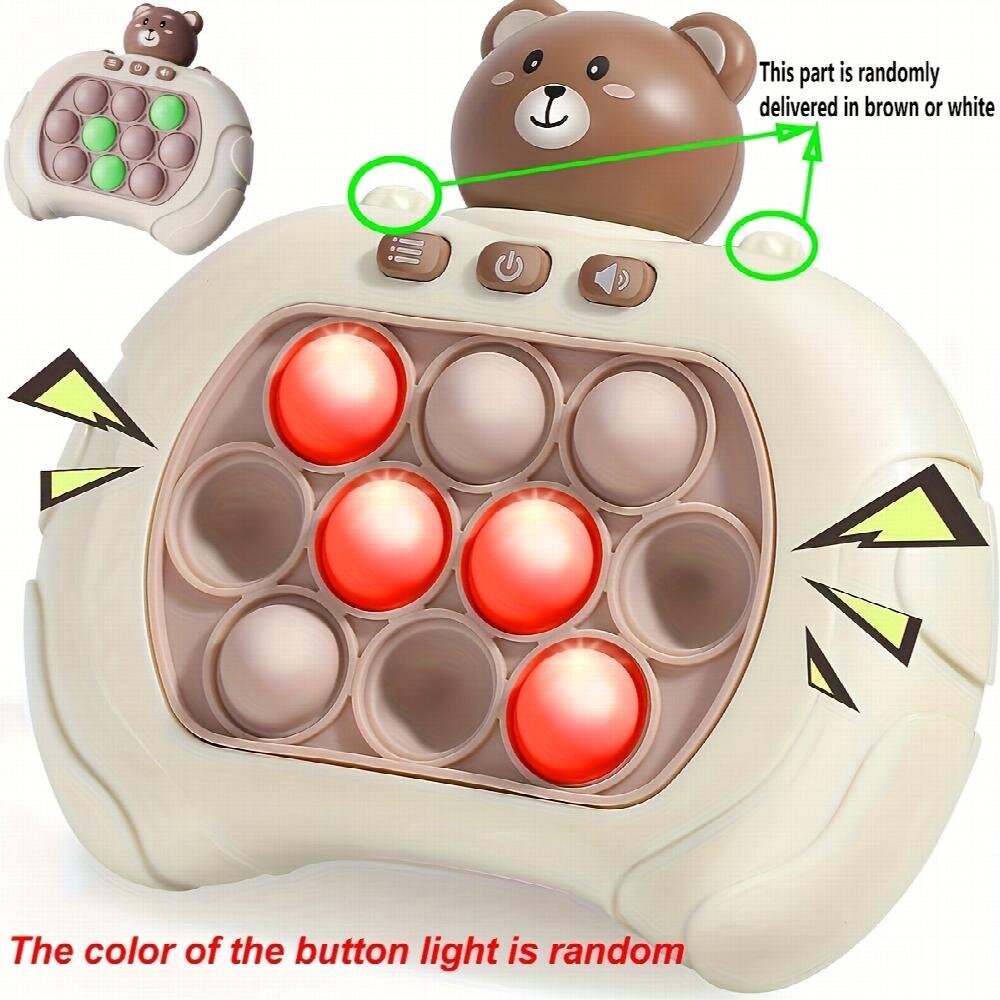 Pop Fidget Kids Games Toys Handheld Game For Kids 4 8 Quick Push Game ...