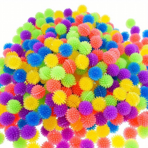 10pcs Spiky Hedge Balls For Kids Soft Sensory Balls In Various Vibrant ...