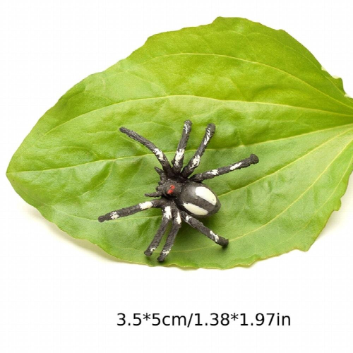 Simulated Spider Toy Small Flower Spider Scary Crawling Insect Spider ...