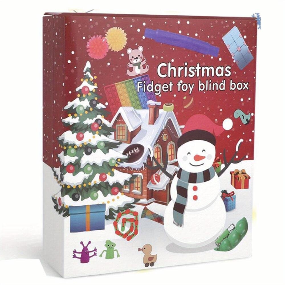 Fidget Advent Calendar 24 Days Of Surprises Fidget Toys Box Christmas ...