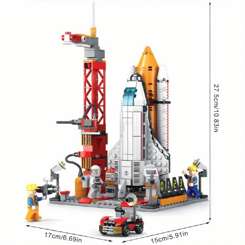 Aerospace Port Model Space Shuttle Rocket Launch Center Building Blocks ...