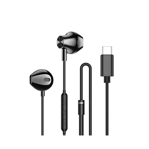 In-ear Type-c Headphone Universal In-line Digital Wired Mobile Phone ...