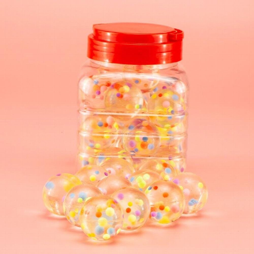 20 Pieces Colorful And Small Rubber Bouncy Balls Bulk Mixed Pattern ...