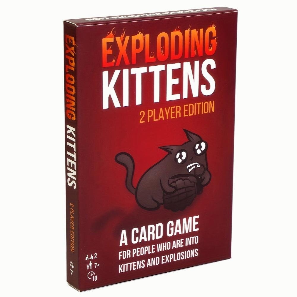 Exploding Kittens 2 Player Edition 2 Player Version Of The Classic Game ...