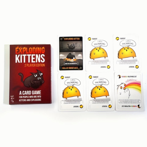 Exploding Kittens 2 Player Edition 2 Player Version Of The Classic Game ...