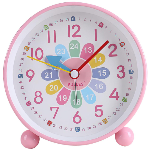 Children's Alarm Clock, Digital No Ticking, Silent Learning Alarm Clock ...