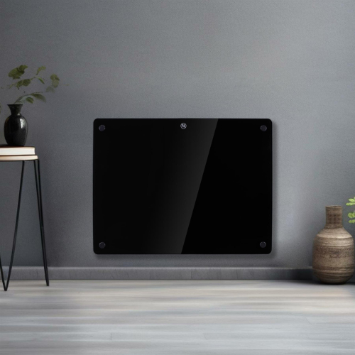 Panel Heater Glass 1000W Black Futura on OnBuy